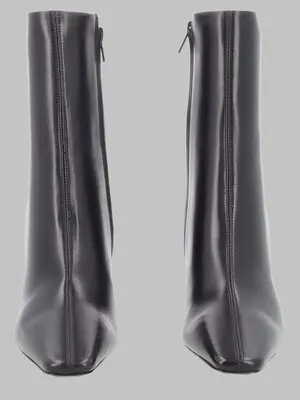 Saint Laurent Stivale "jill" In Pelle