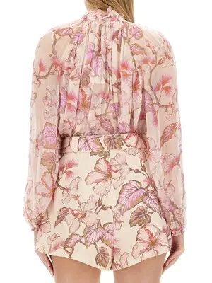 Zimmermann Floral Print Shirt
