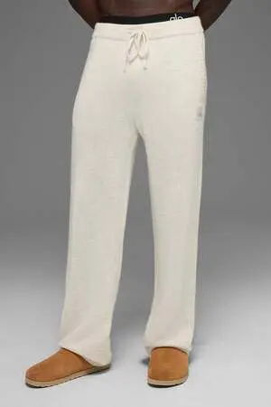 Alo Yoga Wool Cashmere New Class Sweatpant - Bone Heather