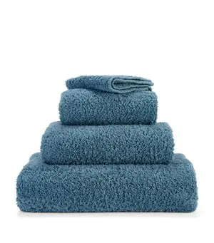 ABYSS & HABIDECOR Egyptian Cotton Super Pile Bath Sheet - Blue