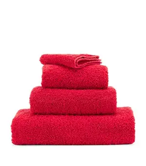 ABYSS & HABIDECOR Egyptian Cotton Super Pile Bath Sheet - Red