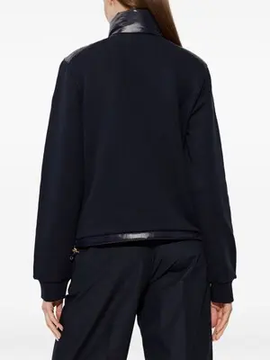 Moncler Wool And Nylon Padded Cardigan