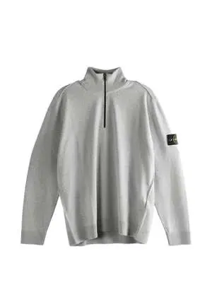 Stone Island Btheck Virgin Wool Long Sleeve Polo