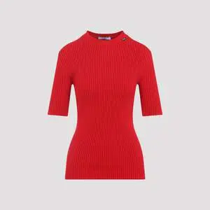 Prada Ribbed Virgin Wool T-shirt