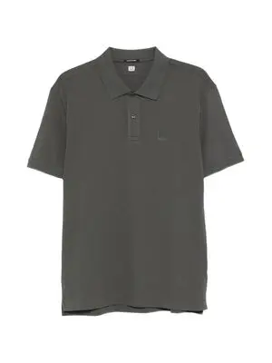 C.P. COMPANY C. P. Company Short Sleeve Polo Shirt - Grey