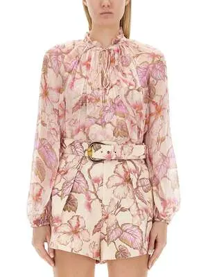 Zimmermann Floral Print Blouse