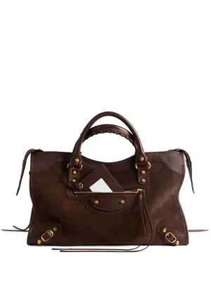 Balenciaga Le Citand Handbag M Tote Bag For - Moka