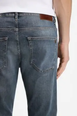 BOSS Slim-fit Jeans In Stretch-cotton Denim