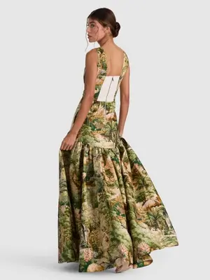 Alice + Olivia Lila Structured Gown