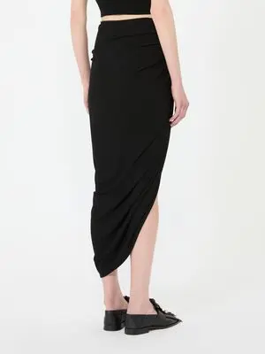 Max Mara Draped Viscose Skirt