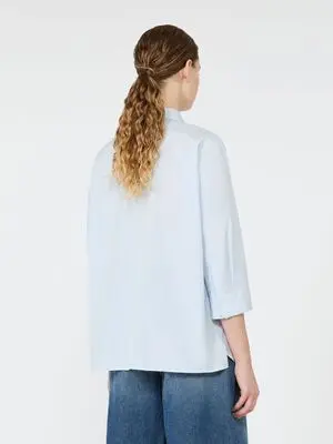 Max Mara Boxy Cotton Poplin Shirt