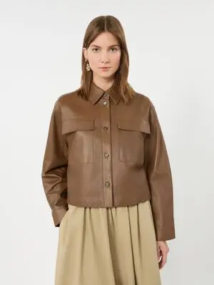 Max Mara Nappa Leather Jacket