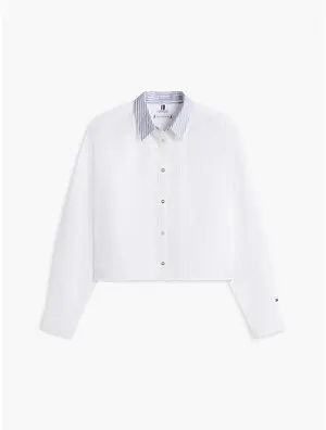 Tommy Hilfiger Gold-button Poplin Shirt