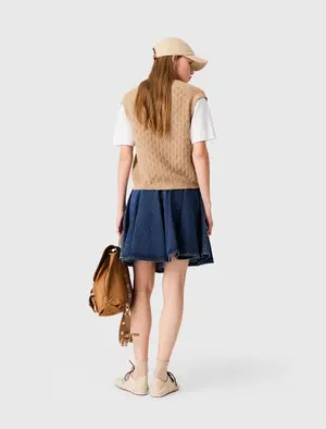 Maje 2-in-1 Effect Cardigan