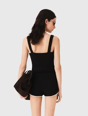 Maje Tweed Playsuit