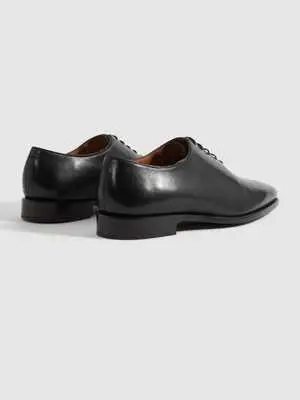 REISS Mead Leather Lace-up Oxford Shoes - Black