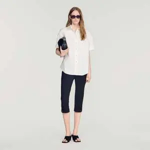 Sandro Pleated Back Shirt
