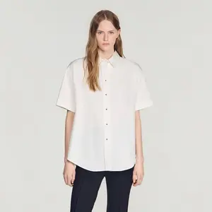 Sandro Pleated Back Shirt