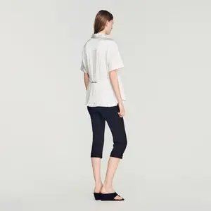 Sandro Pleated Back Shirt