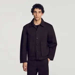 Sandro Denim Worker Jacket