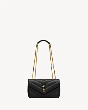 Saint Laurent Loulou Small In Matelassé Lambskin