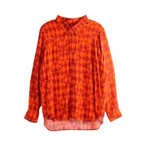 Dries Van Noten Argyle Print Shirt