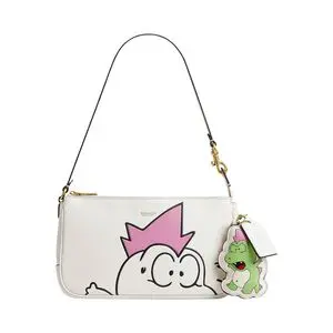 BRAIN DEAD X Coach Darby Dino Print Plaza Bag With Charm 'chalk Multicolor - Black