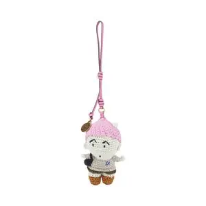 BRAIN DEAD X Coach Xerx Alien Crochet Bag Charm - Multicolor