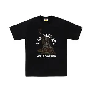 A BATHING APE Statue Of Liberty Tee - Black