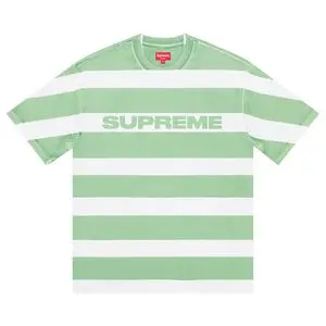 Supreme Printed Stripe Short-sleeve Top 'light