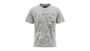 BWOOD Your The Best.. Never Die Tee Shirt - Grey