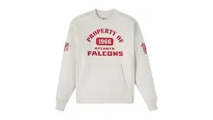 OVO X Nfl Atlanta Falcons Crewneck Sweatshirt - Gray