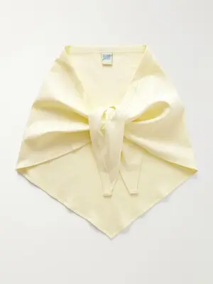 FLORE FLORE Flore Organic Cotton-jersey Scarf - Yellow