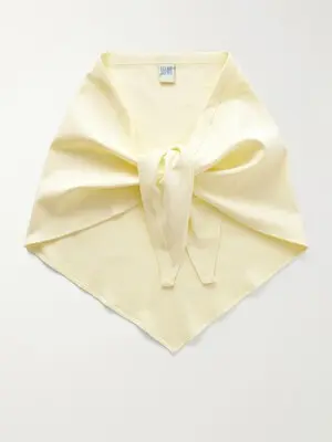 FLORE FLORE Flore Organic Cotton-jersey Scarf Yellow