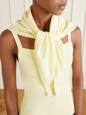 FLORE FLORE Flore Organic Cotton-jersey Scarf - Yellow