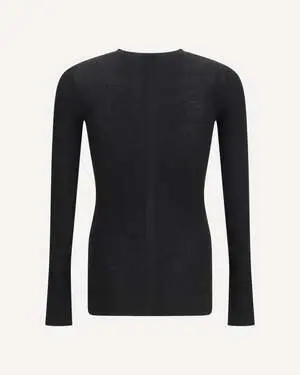 Rick Owens Sli Ribbed Long-sleeve Sweater Ale