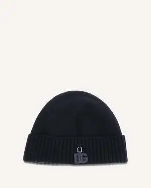 Dolce & Gabbana Wool Beanie Hat - Black
