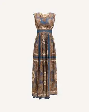 Zimmermann ZIMMERMANN Mahon Silk Maxi Dress Multicolour