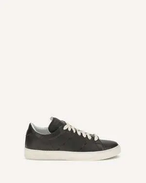 Kiton Leather Sneakers - Black