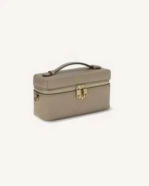 Tory Burch Charlie Beauty Case - Grey