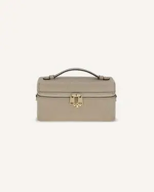 Tory Burch Charlie Beauty Case - Grey
