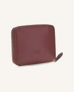 Pinko Leather Zip-around Wallet