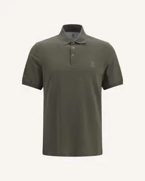 Brunello Cucinelli Cotton Polo - Green