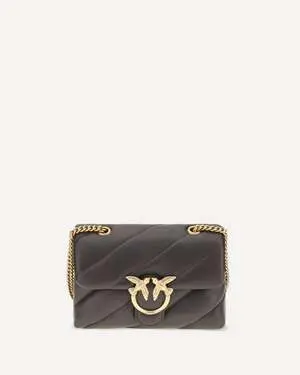 Pinko Love Mini Puff Shoulder Bag - Brown