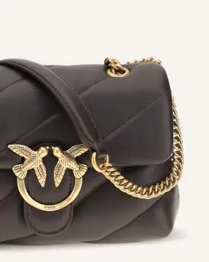 Pinko Love Mini Puff Shoulder Bag - Brown