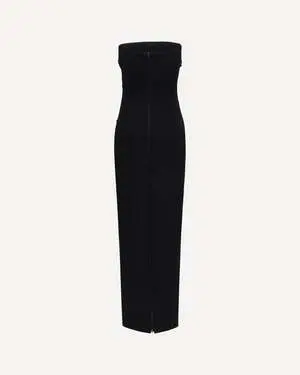 Balmain Long Stretch Viscose Dress