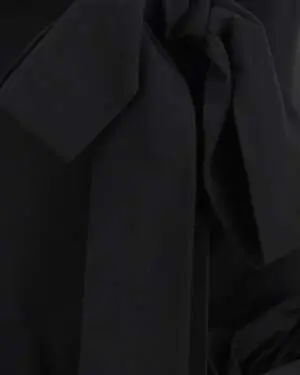 Magda Butrym Midi Dress With Draped Shawl Collar