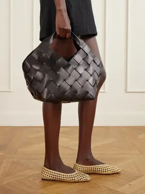 Dragon Diffusion Castello Woven Leather Tote