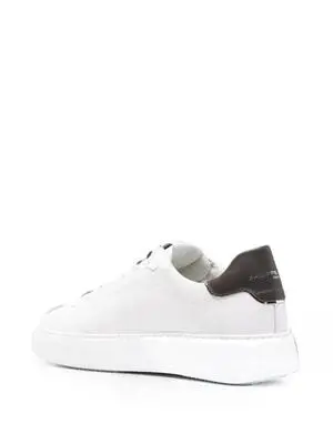 Philippe Model Temple Logo-patch Leather Sneakers