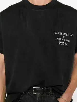 COLE BUXTON Logo-print T-shirt - Black